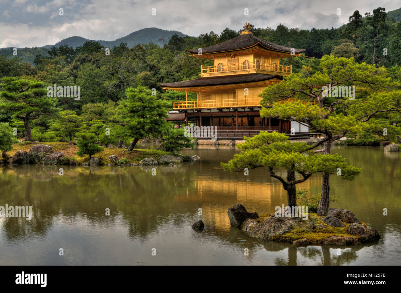 The Golden Pavilion is a popular Tourism Destination in Japan Stock ...