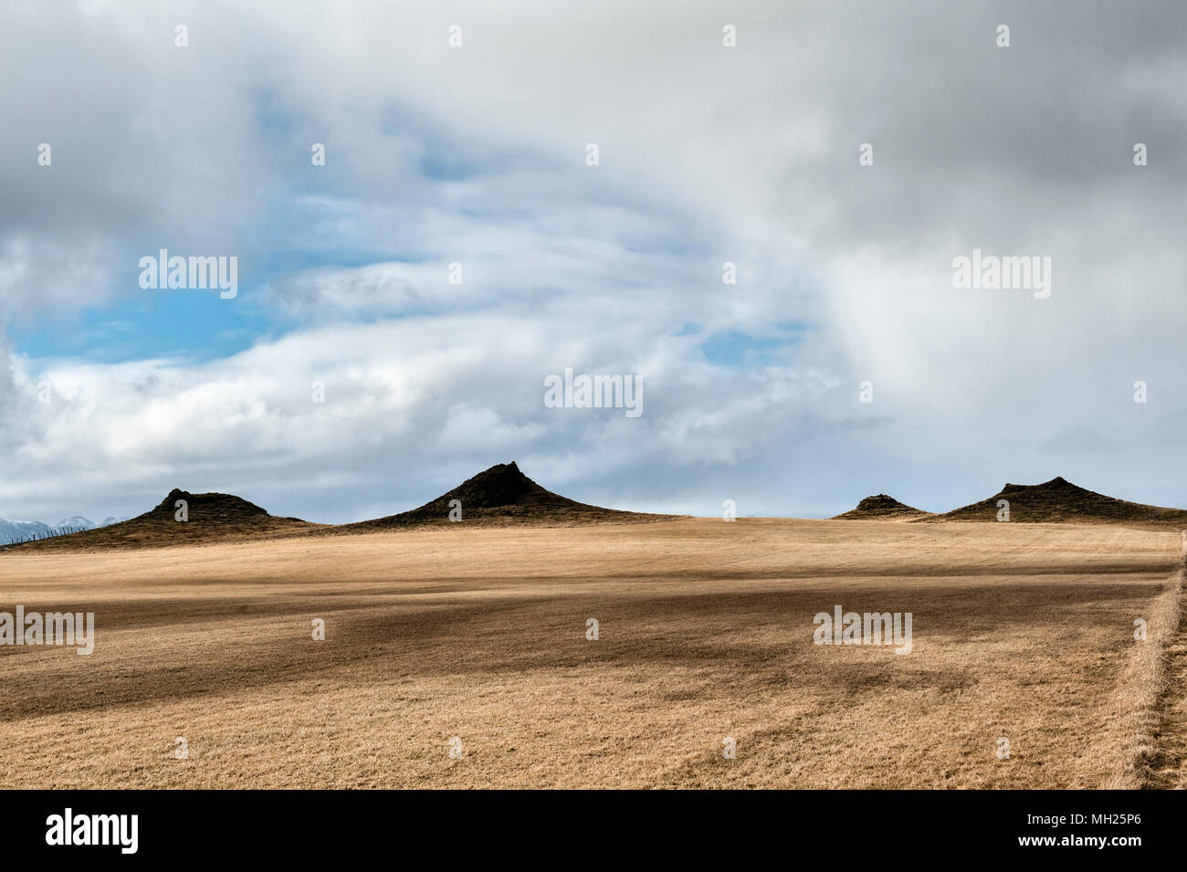 South Iceland, near Kirkjubæjarklaustur on the Ring Road. An area of ...