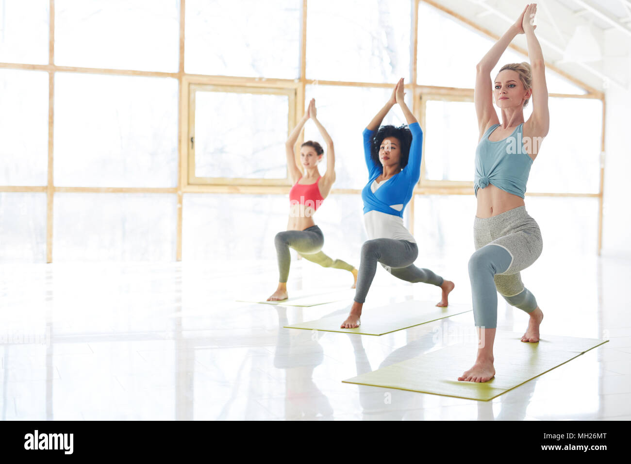 Workout for stretching Stock Photo - Alamy