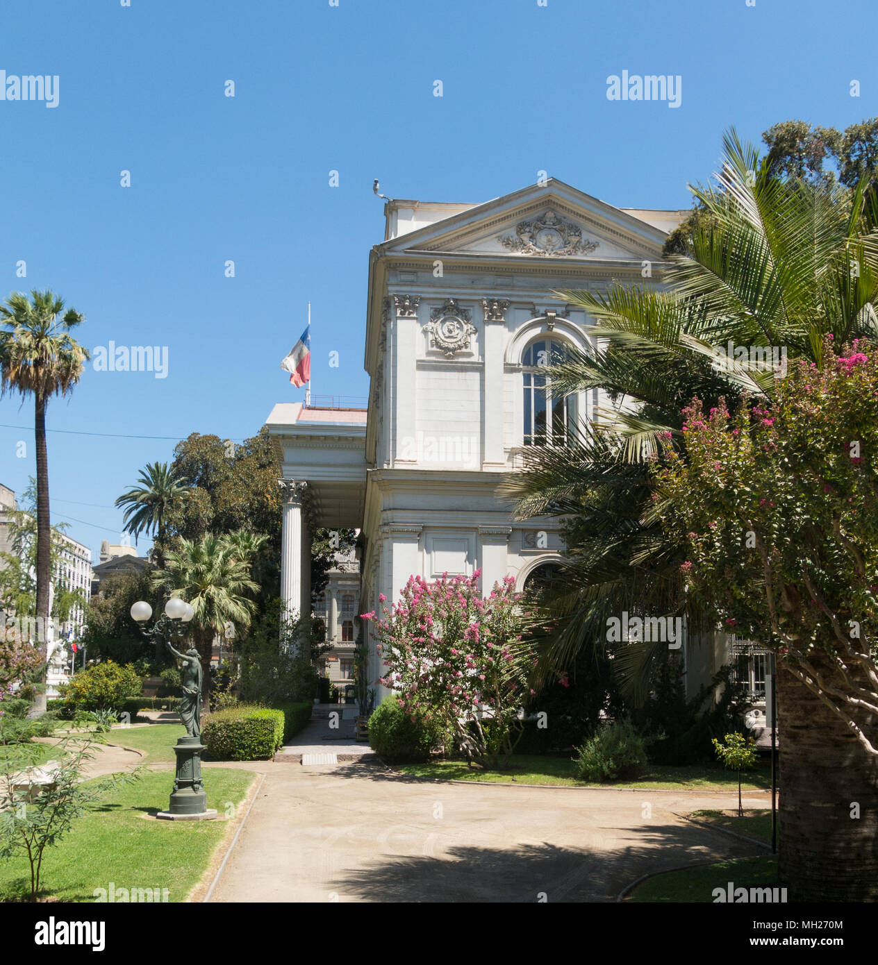 Imposing Seat of Santiago of the National Congress of Chile, in the ...