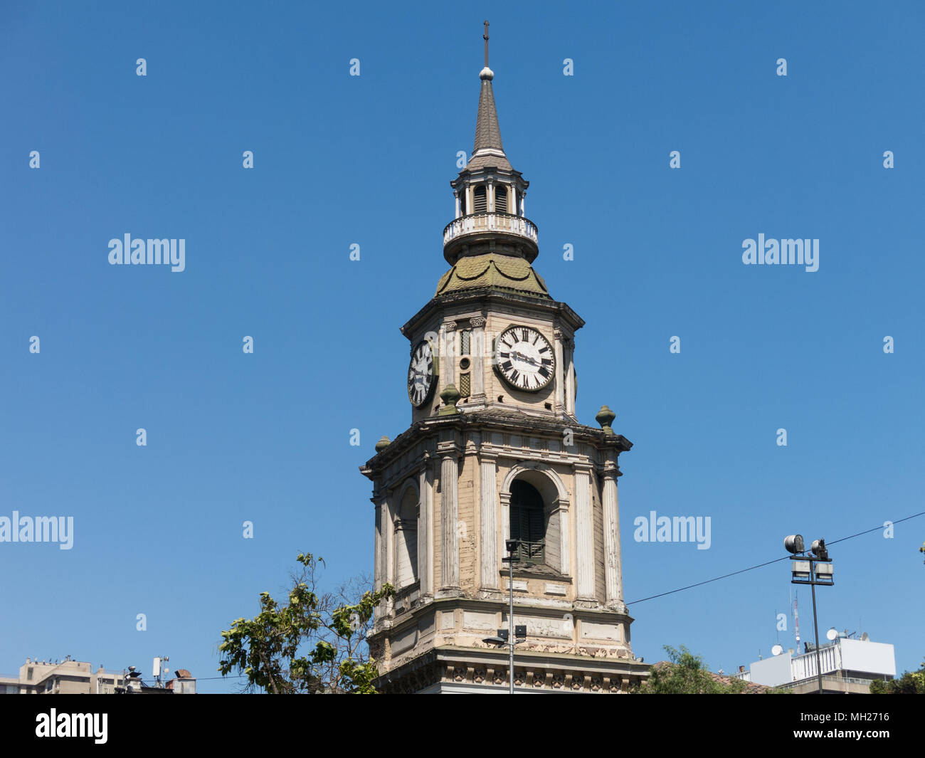 Belfry of the church of San Francisco, Catholic temple and old convent ...