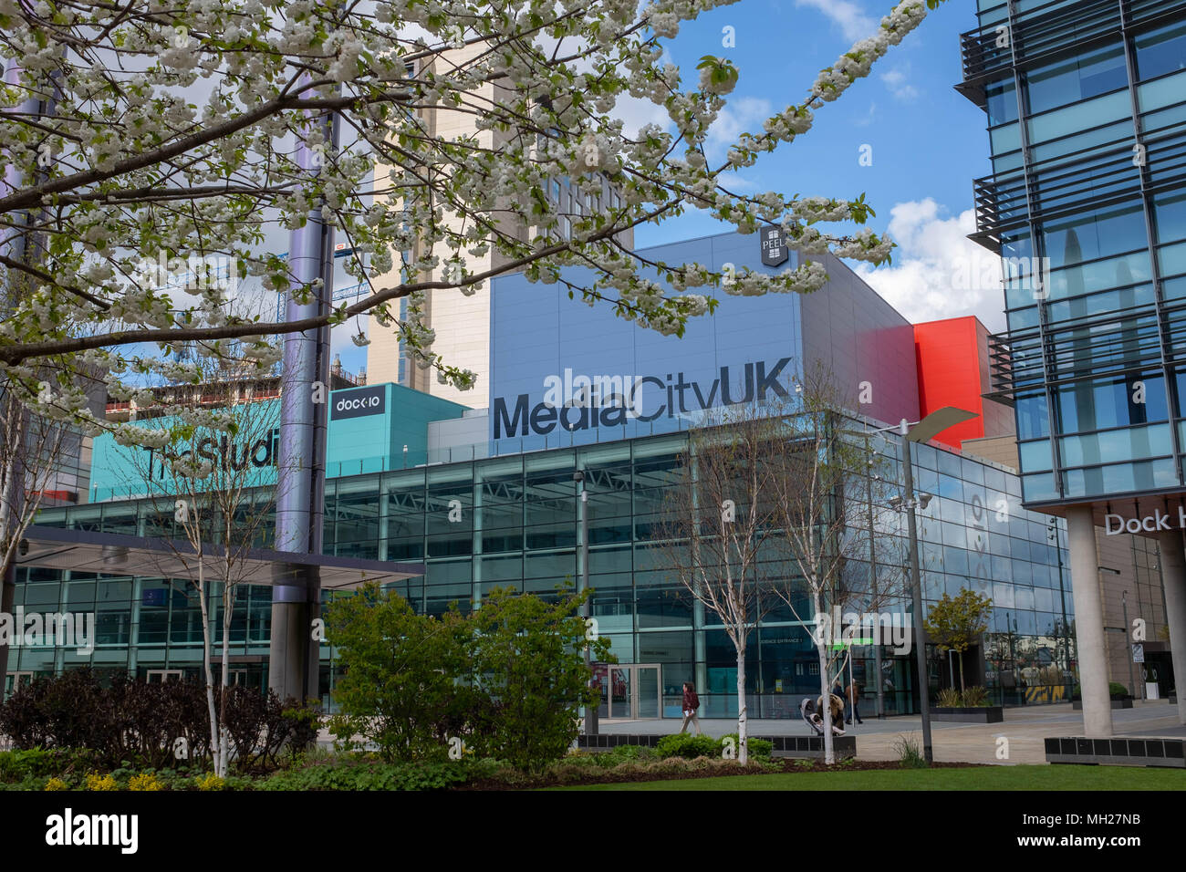 Media City, Salford Quays, Manchester, UK Stock Photo - Alamy