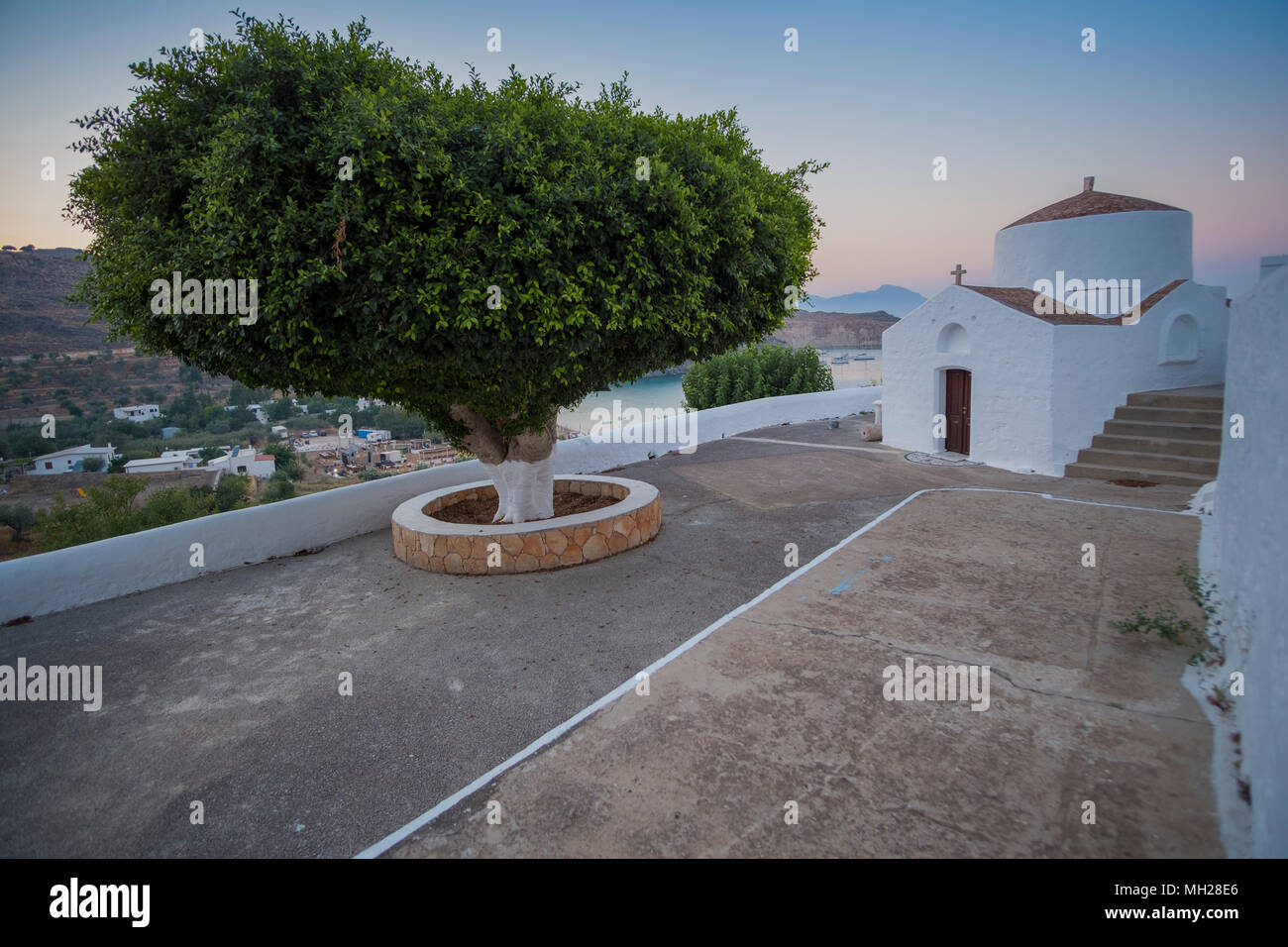 Chapel of St. George, Lindos, Rhodes, Greece Stock Photo - Alamy