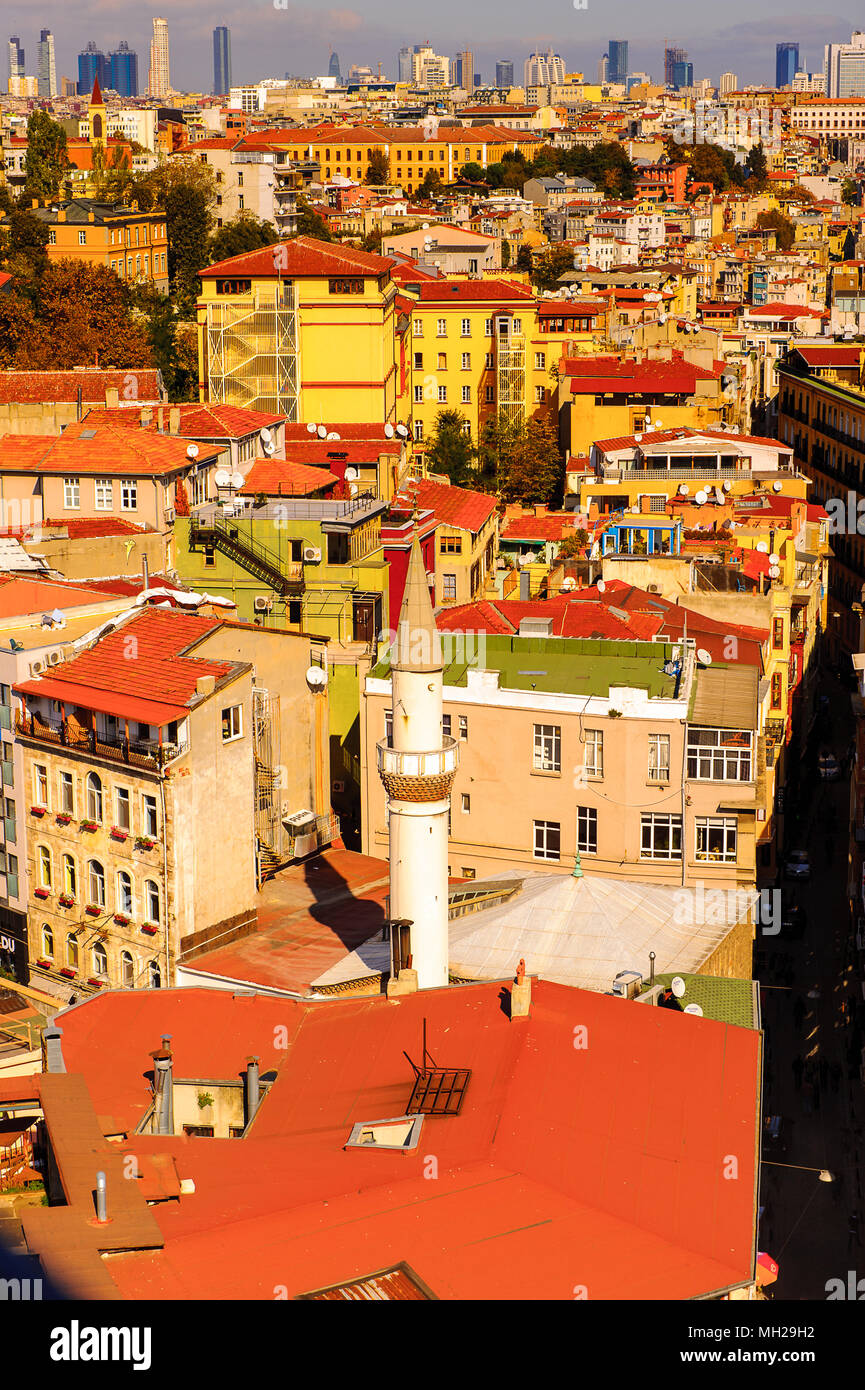 Architecture of the modern part of Istanbul, Turkey Stock Photo - Alamy