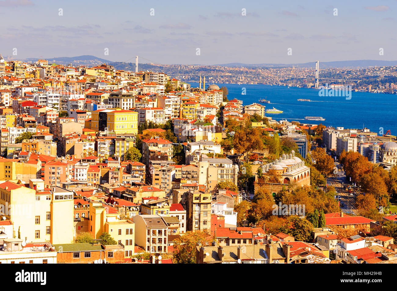 Architecture of the modern part of Istanbul, Turkey Stock Photo - Alamy