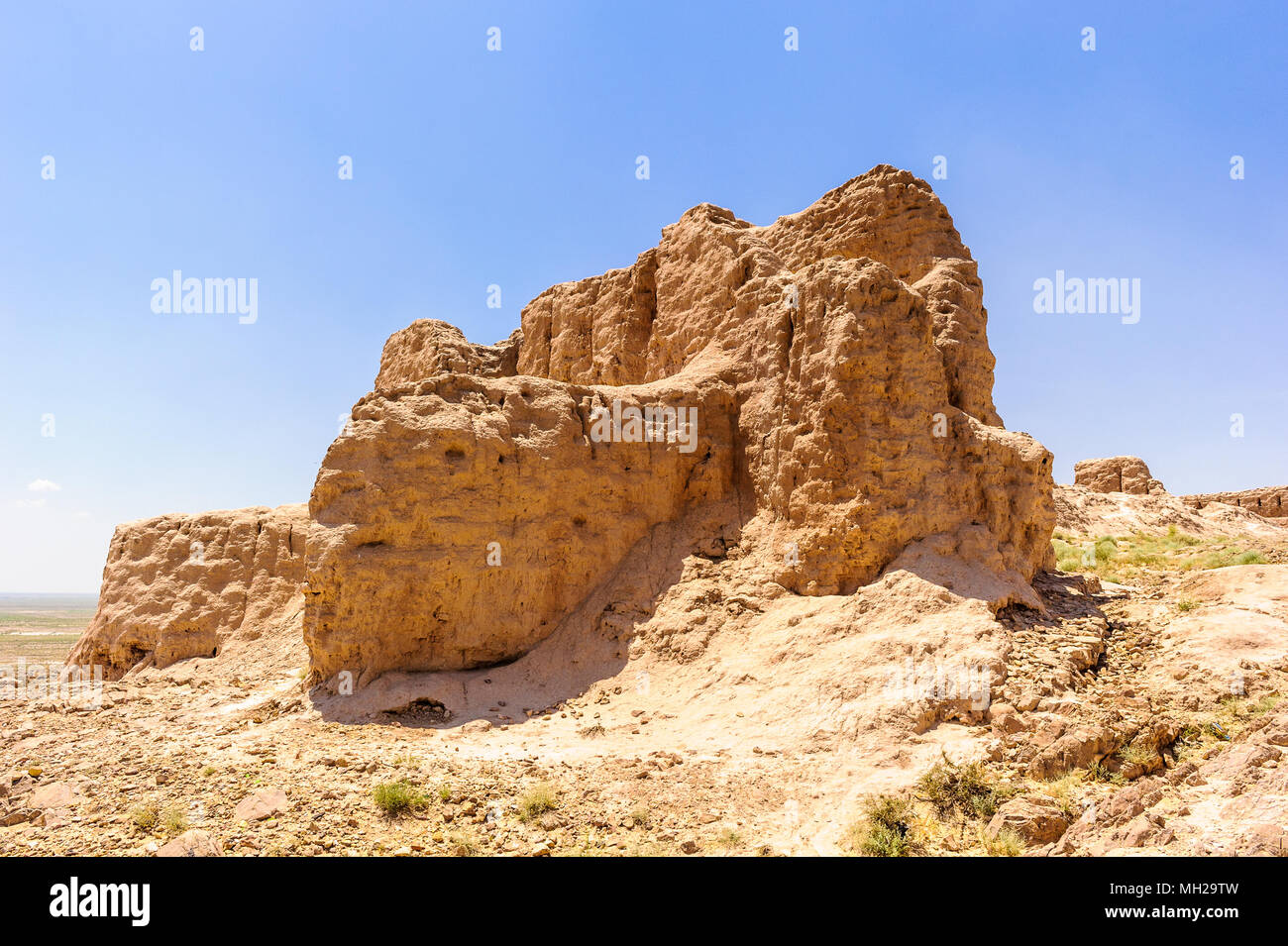 Ancient ruins of Khwarezm which was the center of the indigenous ...
