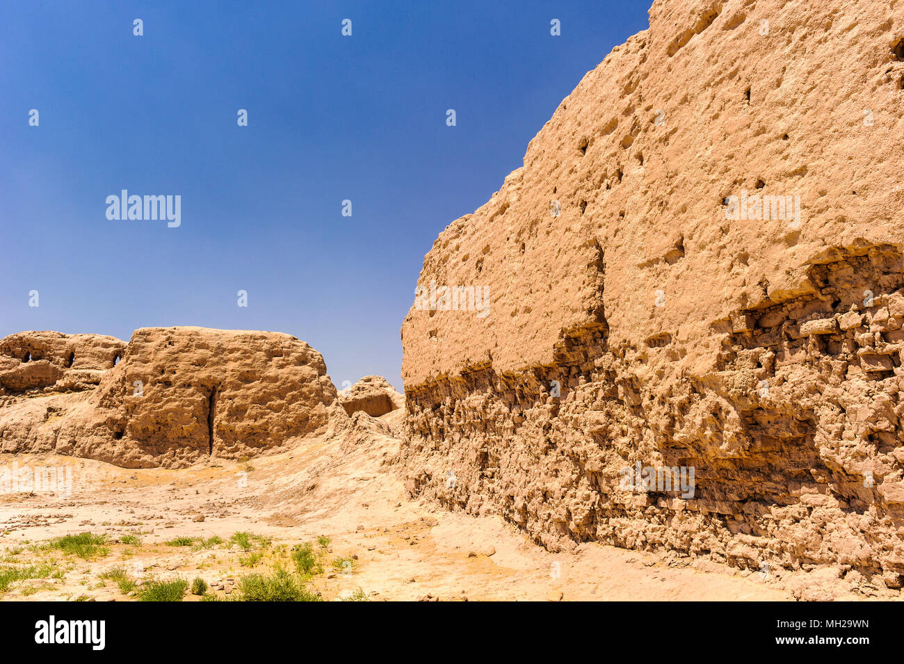 Ancient ruins of Khwarezm which was the center of the indigenous ...