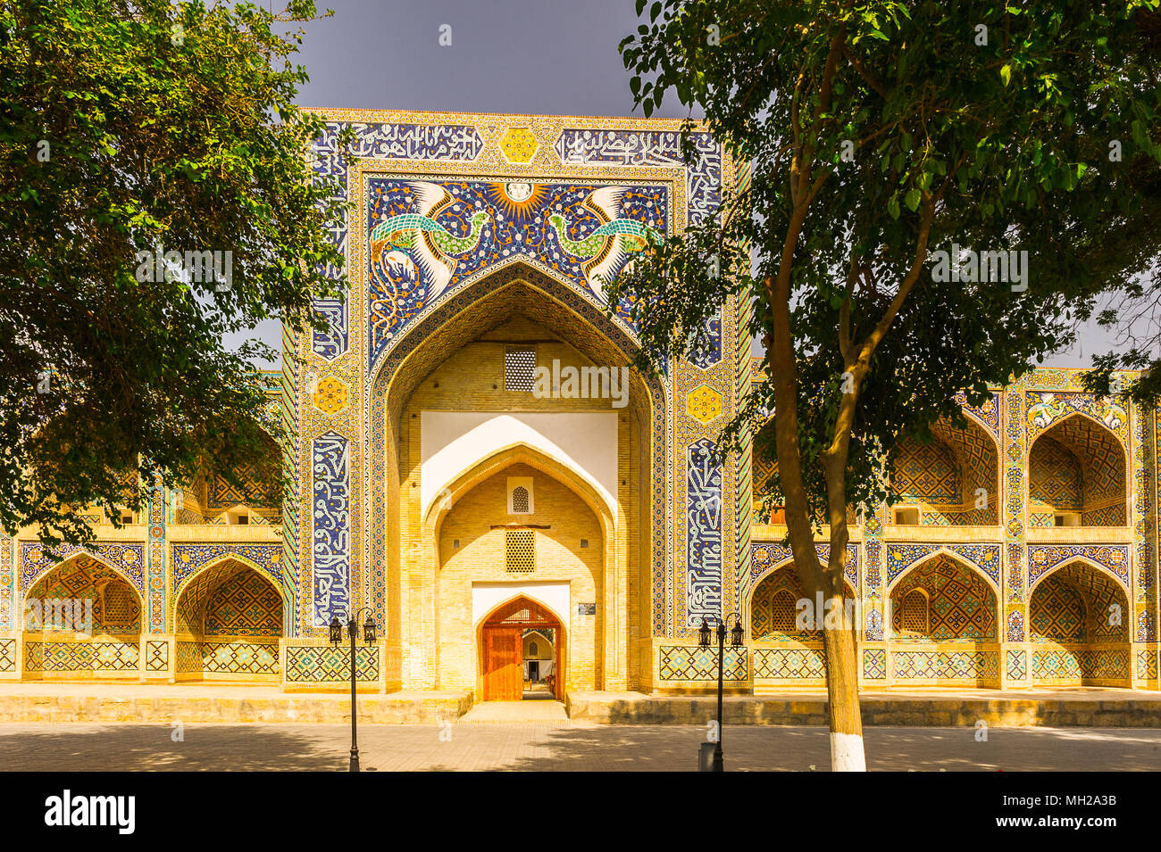 Architecture of the Historic center of Bukhara, Uzbekistan Stock Photo ...