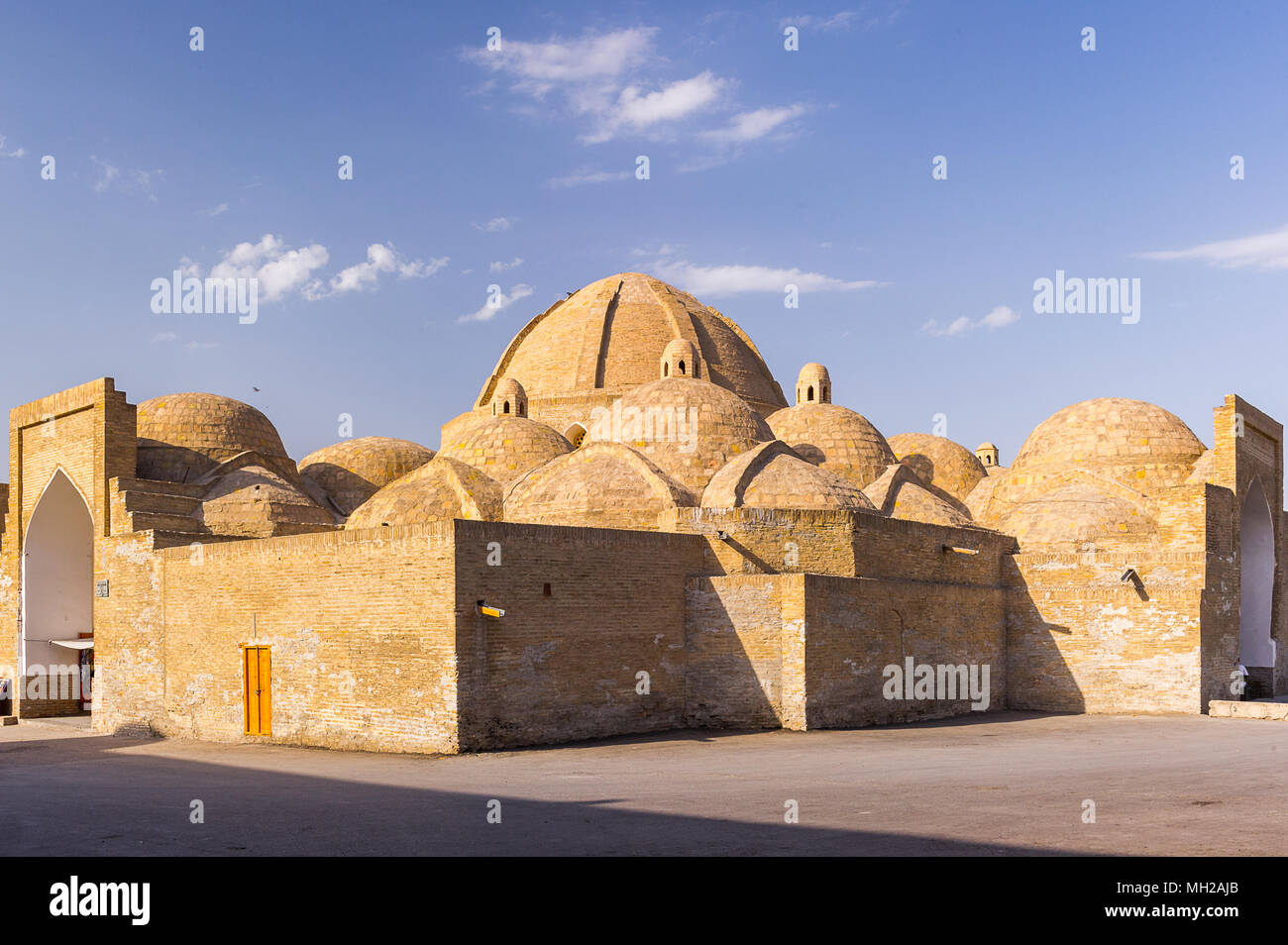 Architecture of the Historic center of Bukhara, Uzbekistan Stock Photo ...