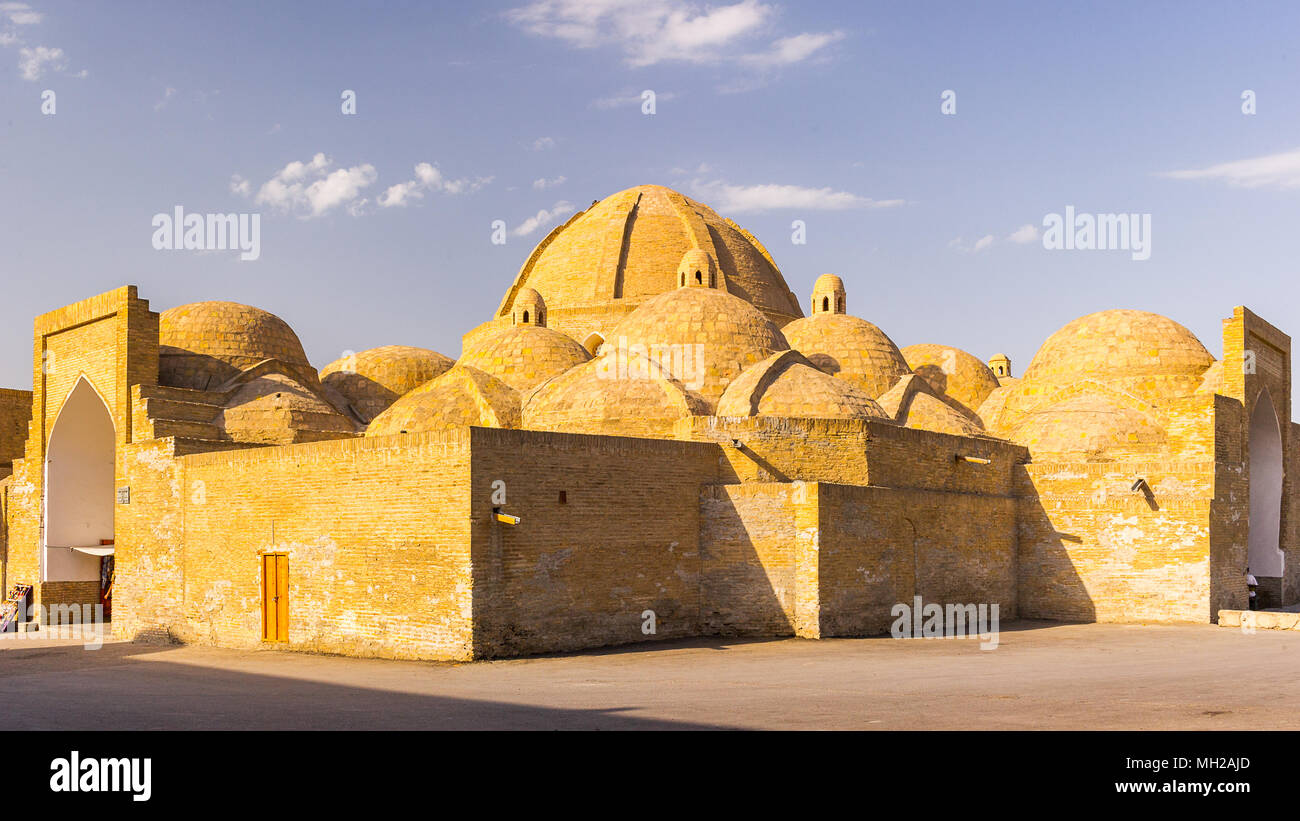 Architecture of the Historic center of Bukhara, Uzbekistan Stock Photo ...