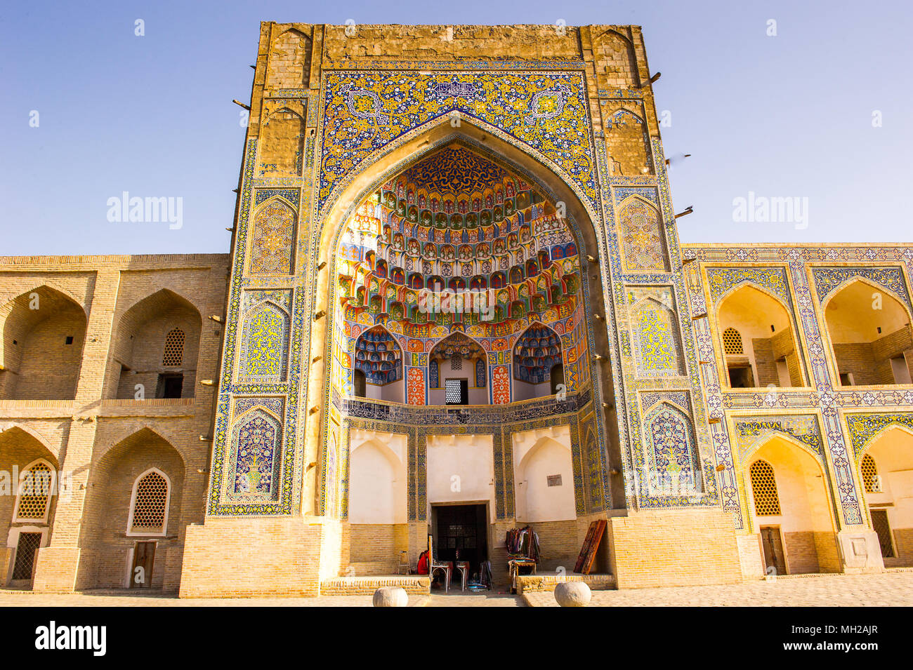 Architecture of the Historic center of Bukhara, Uzbekistan Stock Photo ...