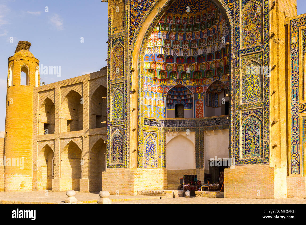 Architecture of the Historic center of Bukhara, Uzbekistan Stock Photo ...