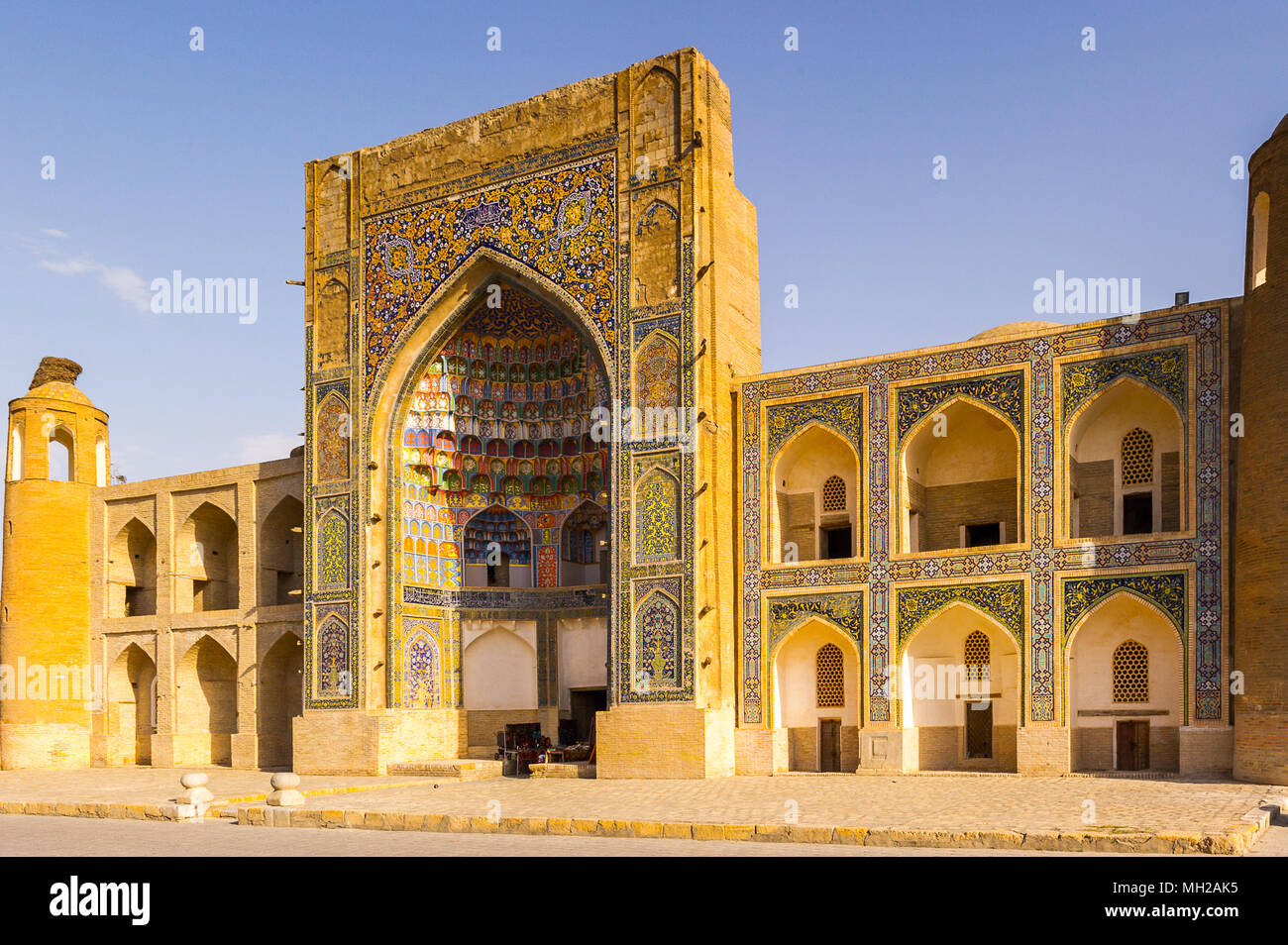 Architecture of the Historic center of Bukhara, Uzbekistan Stock Photo ...