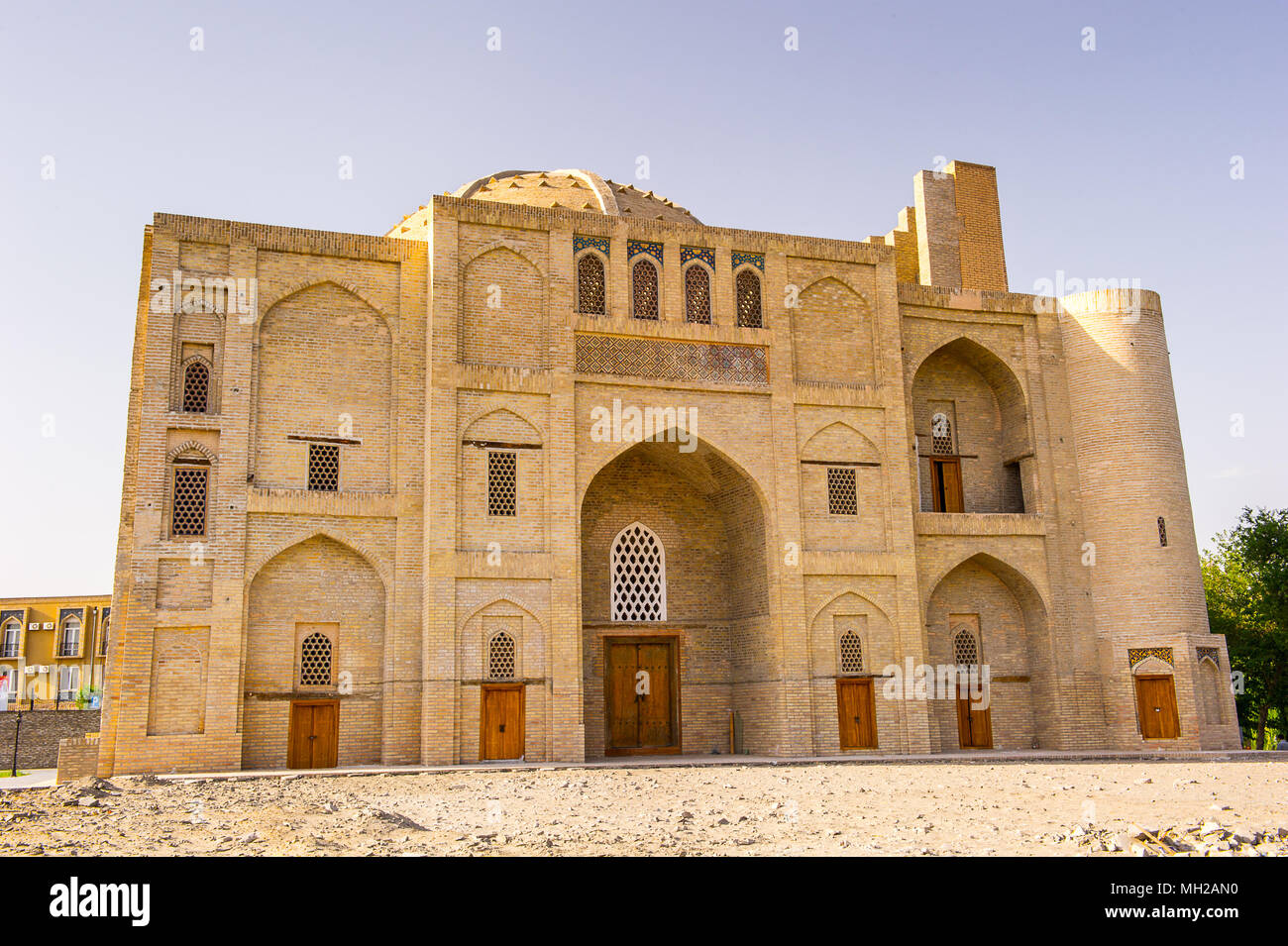 Architecture of the Historic center of Bukhara, Uzbekistan Stock Photo ...