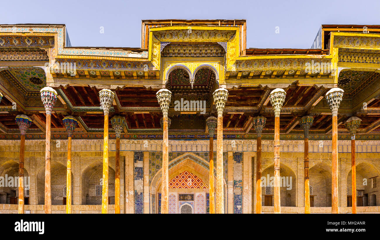 Architecture of the Historic center of Bukhara, Uzbekistan Stock Photo ...
