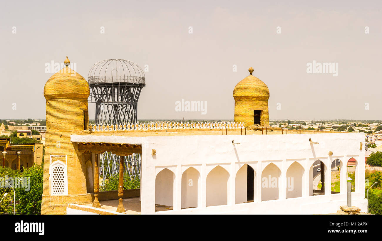 Architecture of the Historic center of Bukhara, Uzbekistan Stock Photo ...