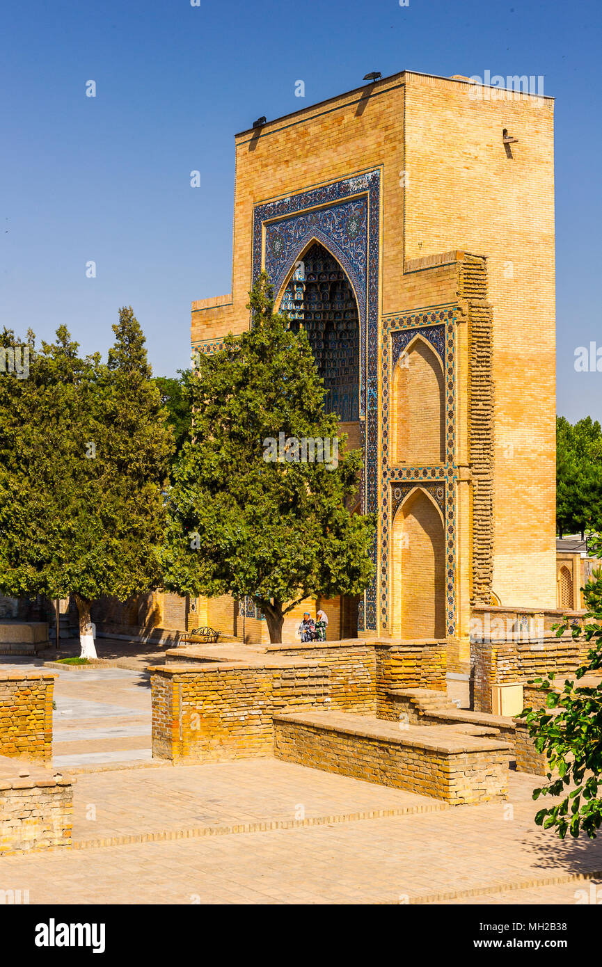 Registan, the heart of the ancient city of Samarkand of the Timurid ...