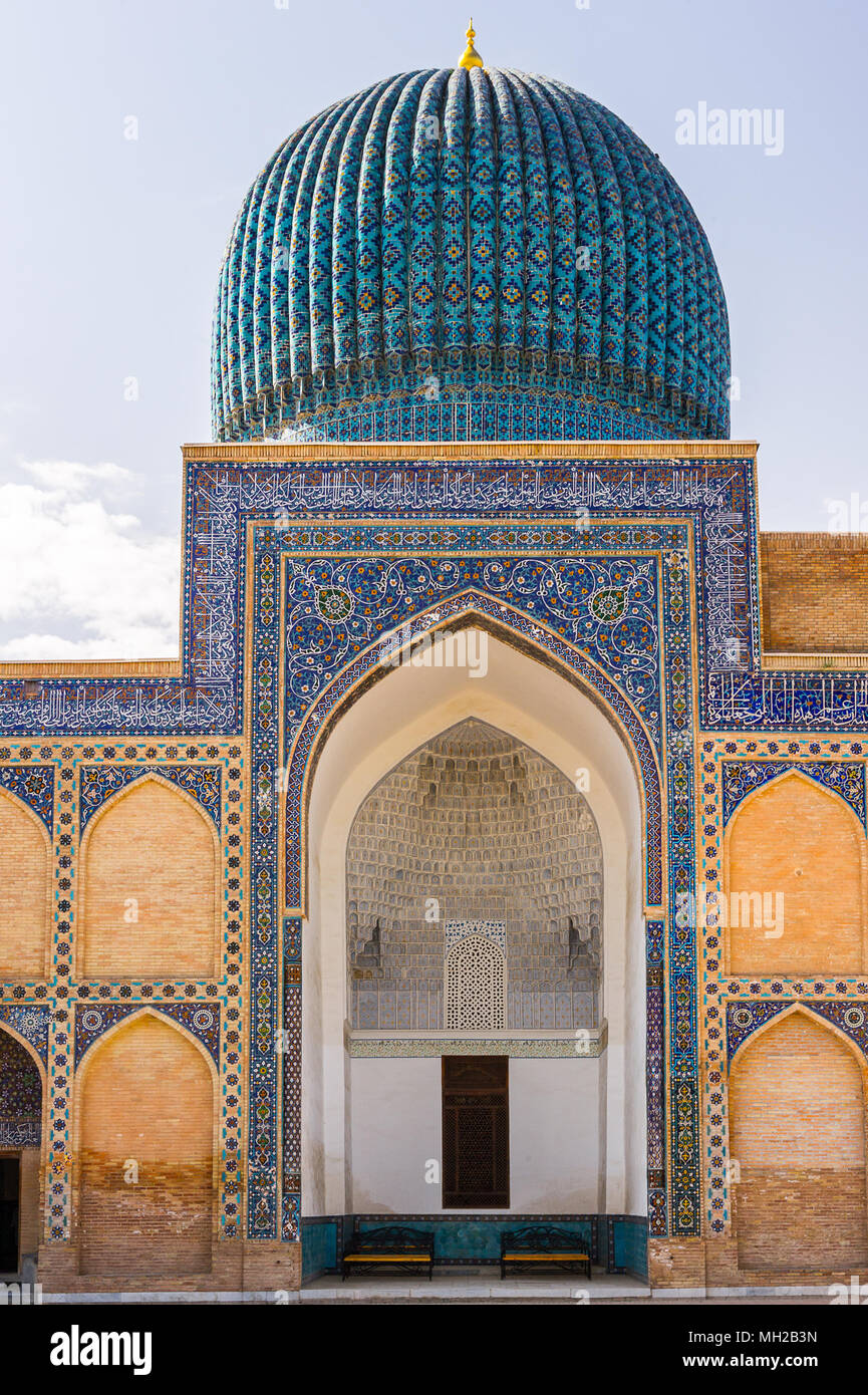 Registan, the heart of the ancient city of Samarkand of the Timurid ...