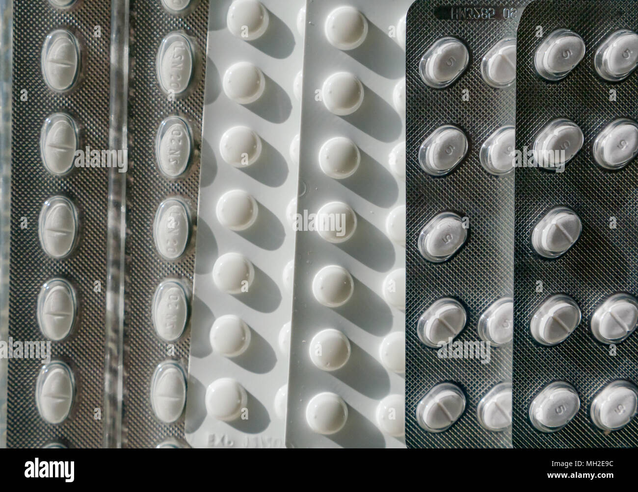 Close up tablets for treatment of hypertension or high blood pressure ...