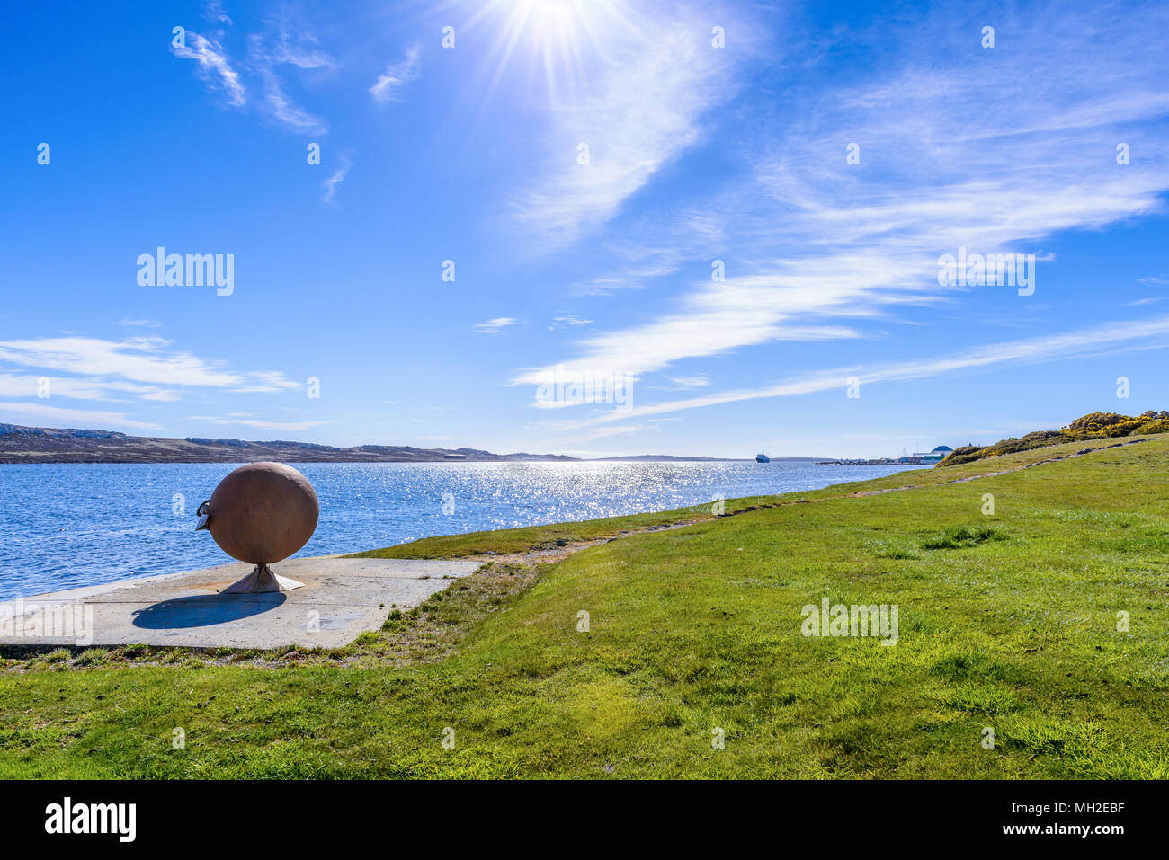 Monument of the Falkland Islands Stock Photo - Alamy