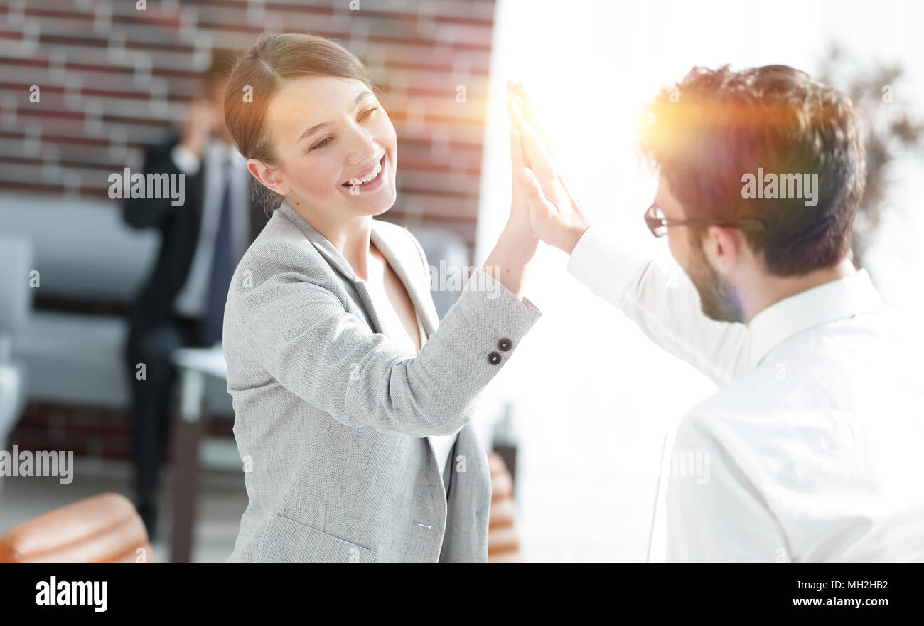 business colleagues clapping to show their success Stock Photo - Alamy