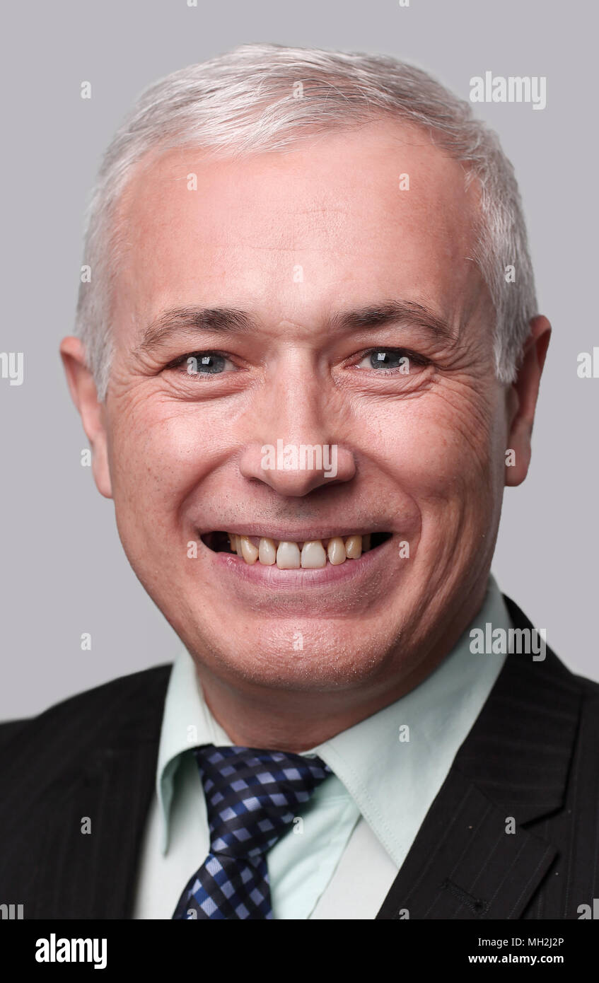 closeup of the face of big businessman Stock Photo - Alamy