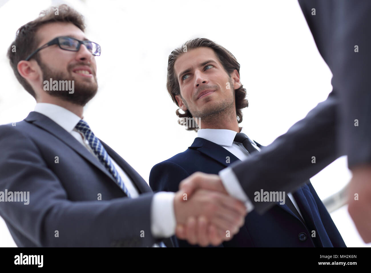 closeup.handshake of business people Stock Photo - Alamy