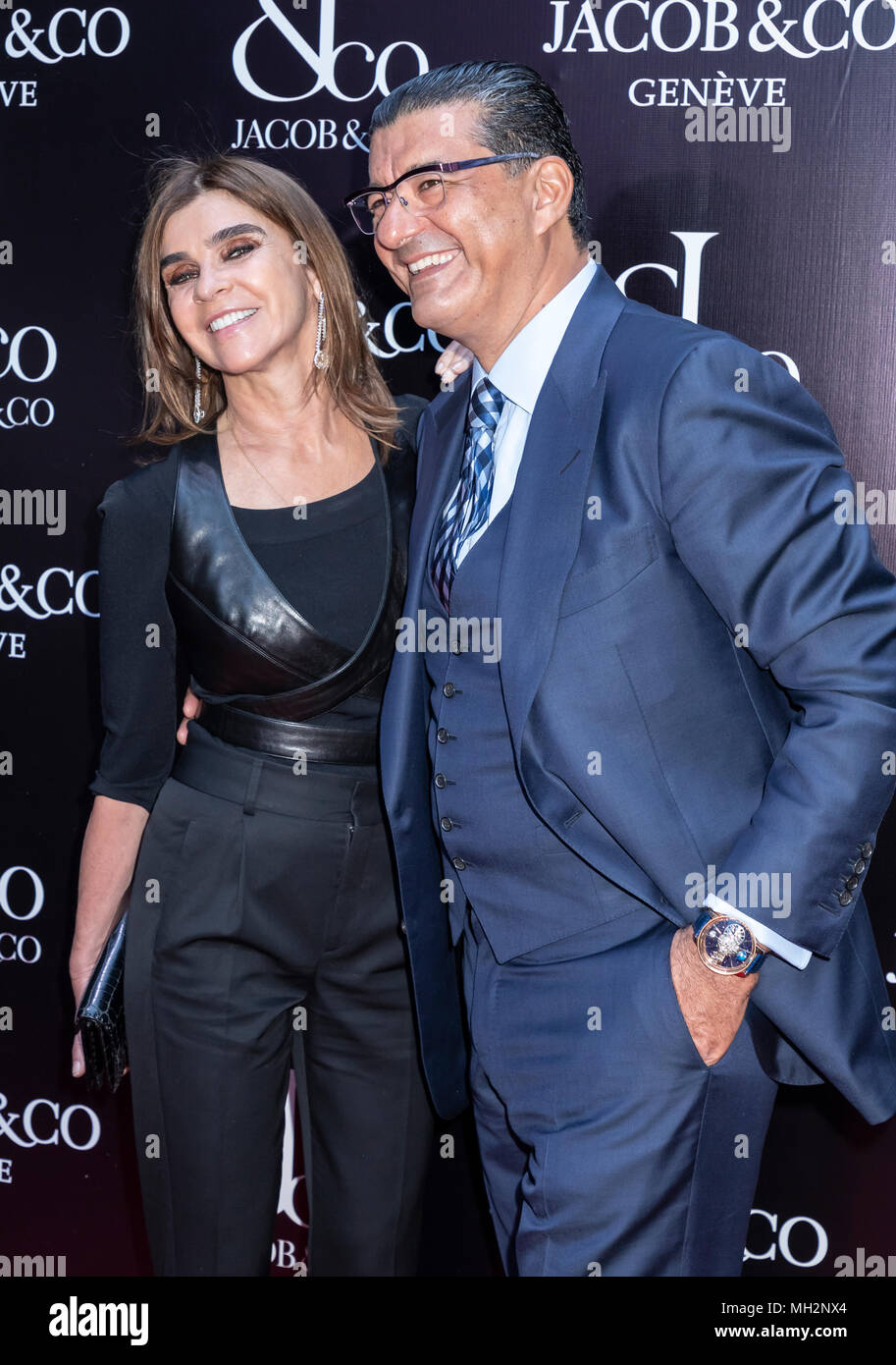 New York, United States. 26th Apr, 2018. Carine Roitfeld and Jacob ...