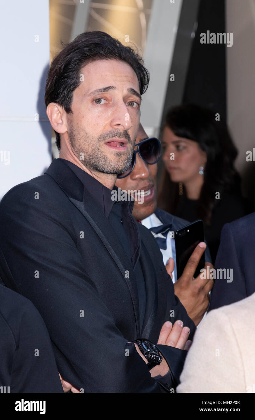 New York, United States. 26th Apr, 2018. Adrien Brody attends The Grand ...