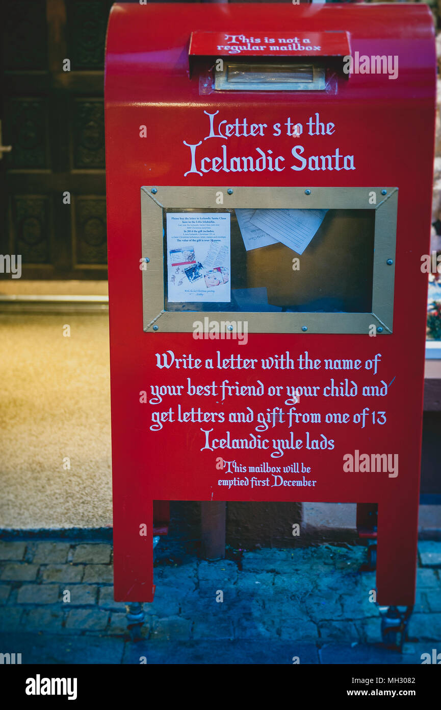 Icelandic post box hi-res stock photography and images - Alamy