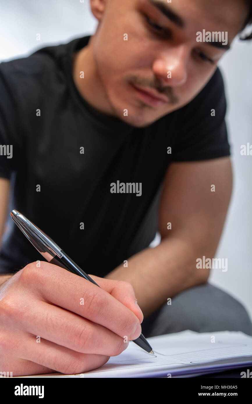 Writing in a story board hi-res stock photography and images - Alamy