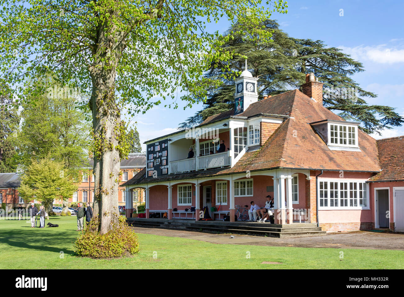 School cricket pavilion at Wellington College, Crowthorne, Berkshire ...