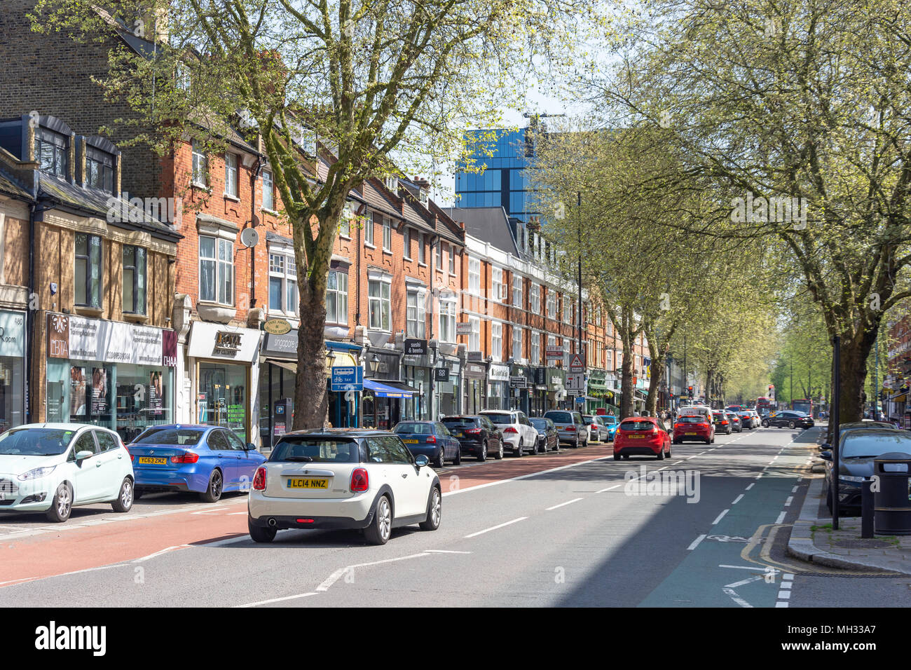High Street Hounslow London Borough High Resolution Stock Photography ...