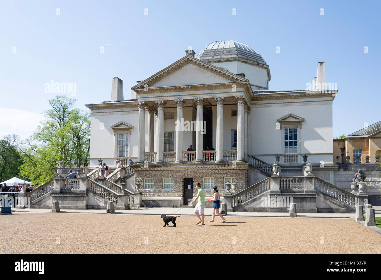 Chiswick house palladian villa hi-res stock photography and images - Alamy