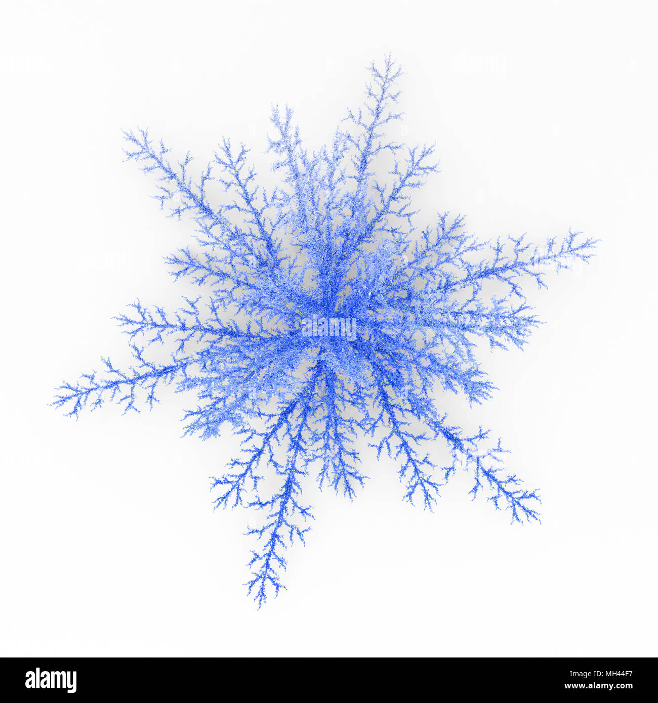 Winter background ice crystals Cut Out Stock Images & Pictures - Alamy