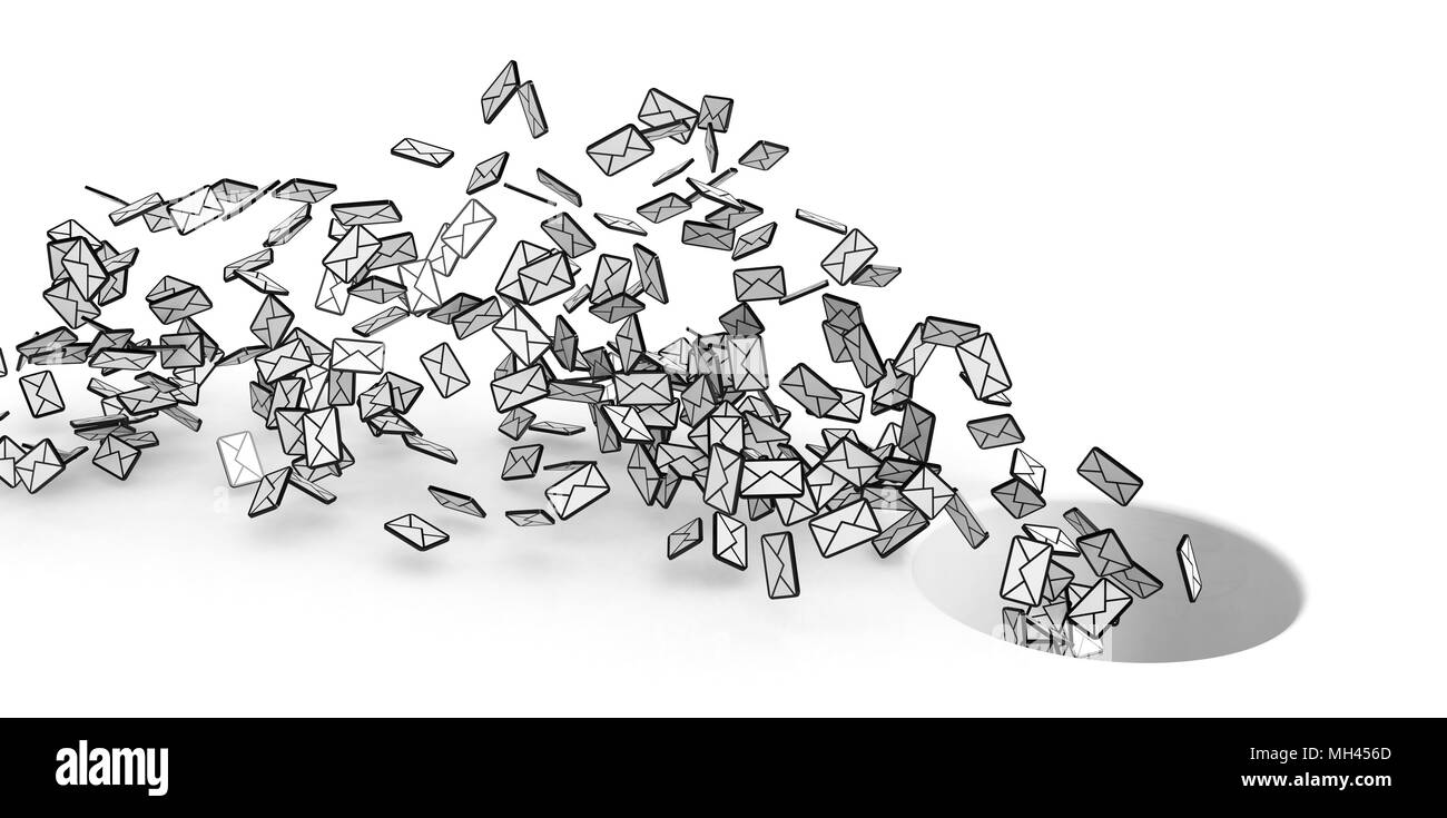 Spam falling correspondence hi-res stock photography and images - Alamy