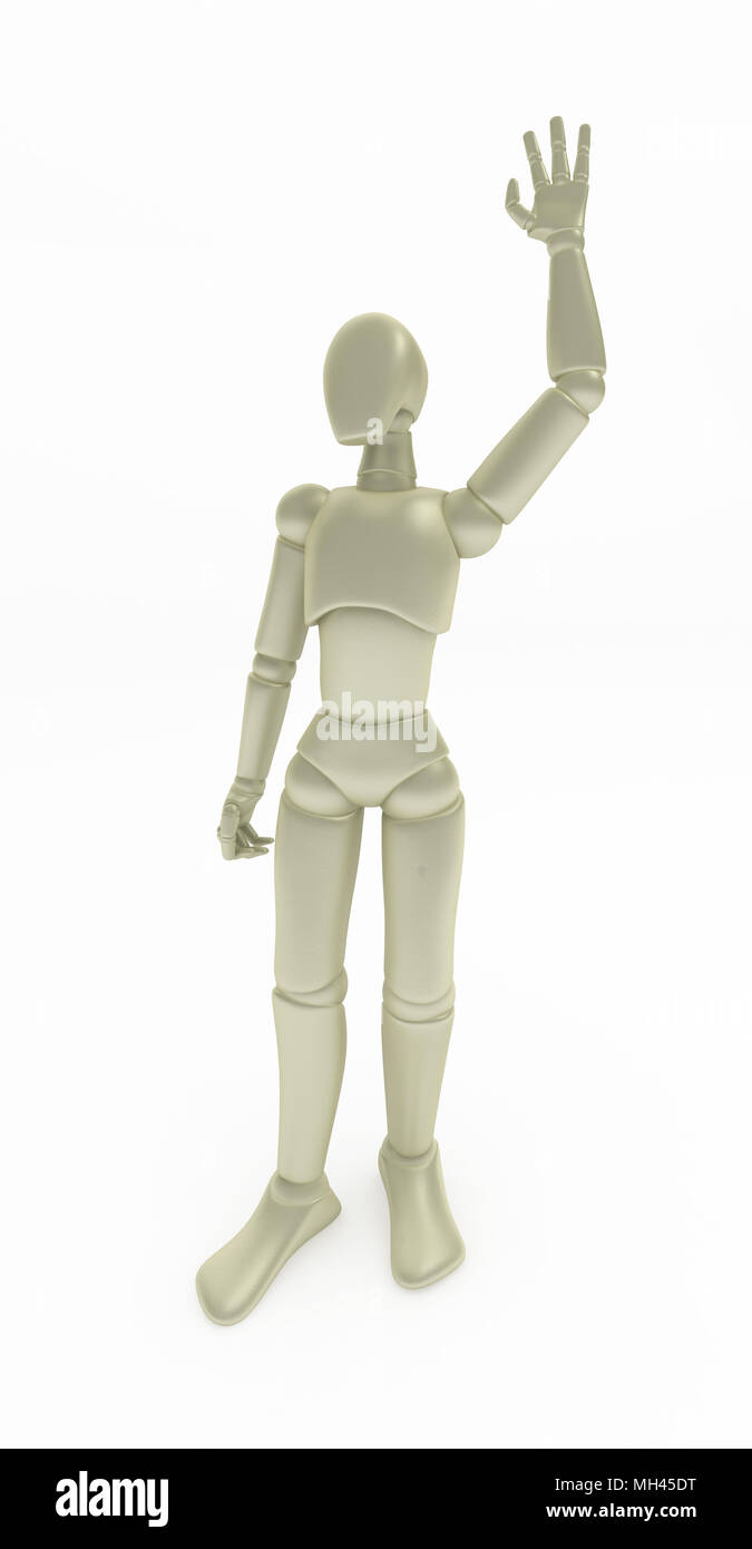 Figure waving hi-res stock photography and images - Alamy