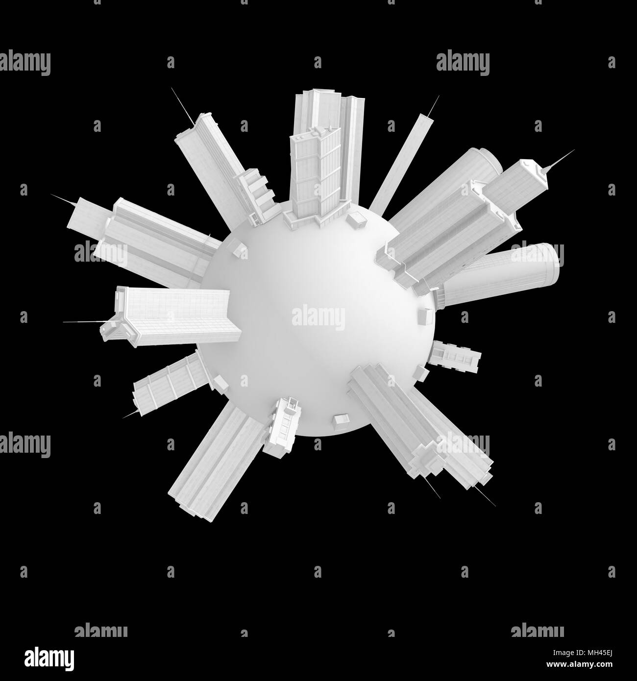 3d map house Black and White Stock Photos & Images - Alamy