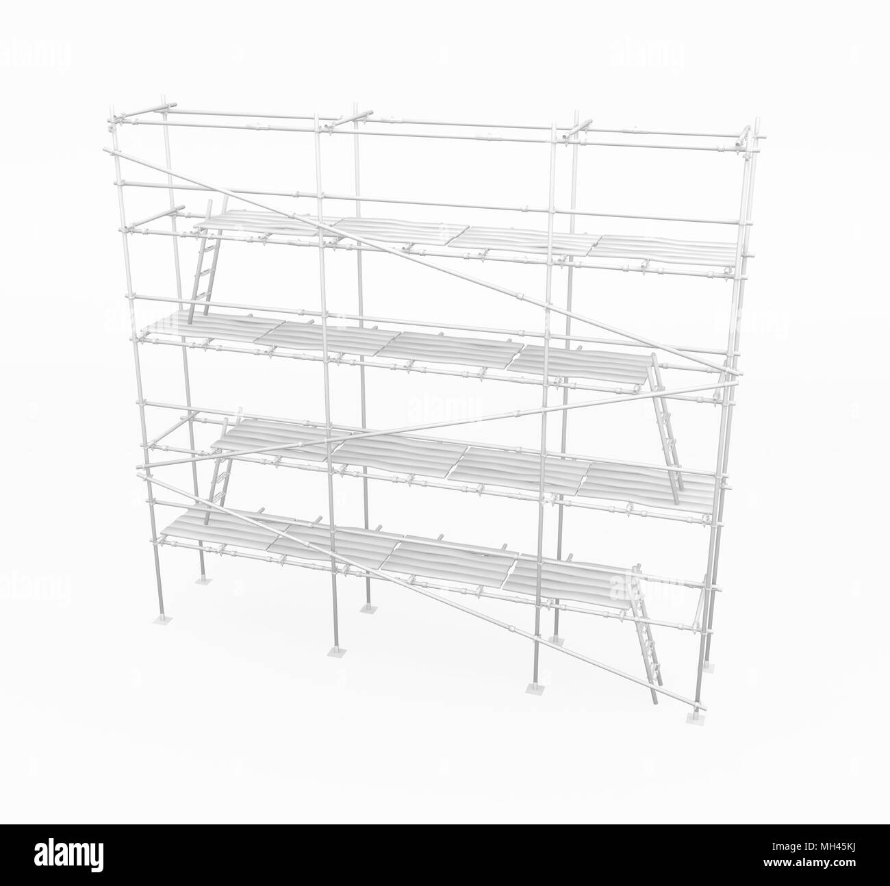 Scaffolding and ladders Cut Out Stock Images & Pictures - Alamy