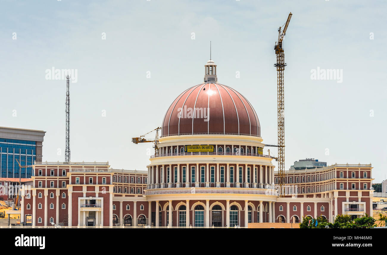 Downtown of Luanda and the National Bank of Angola Stock Photo - Alamy