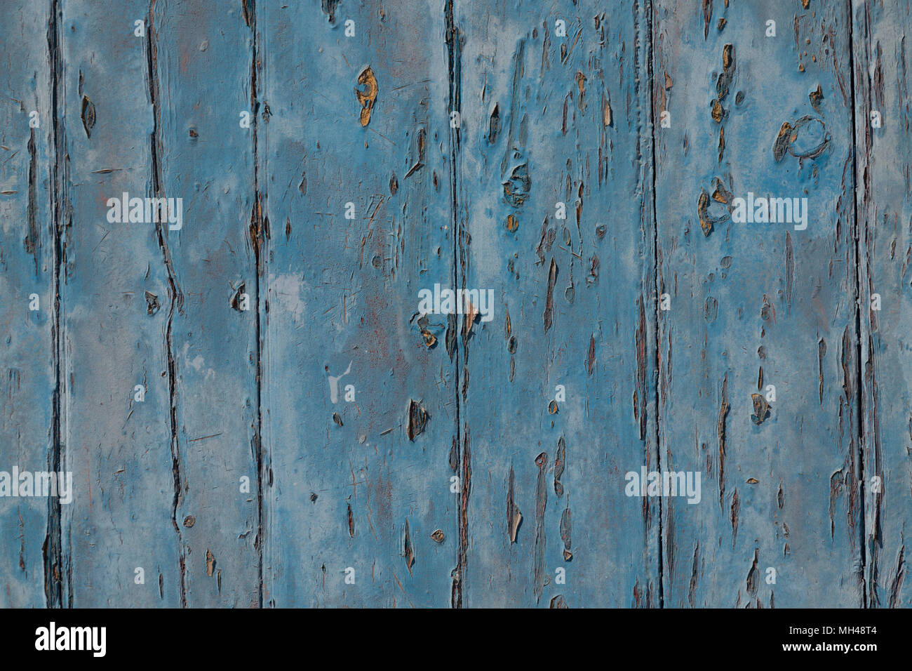 blue background with peeling paint patina Stock Photo - Alamy