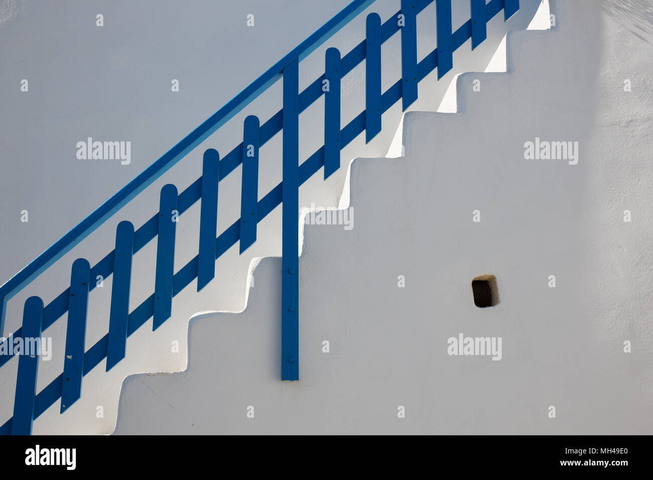 House blue railing in hi-res stock photography and images - Alamy