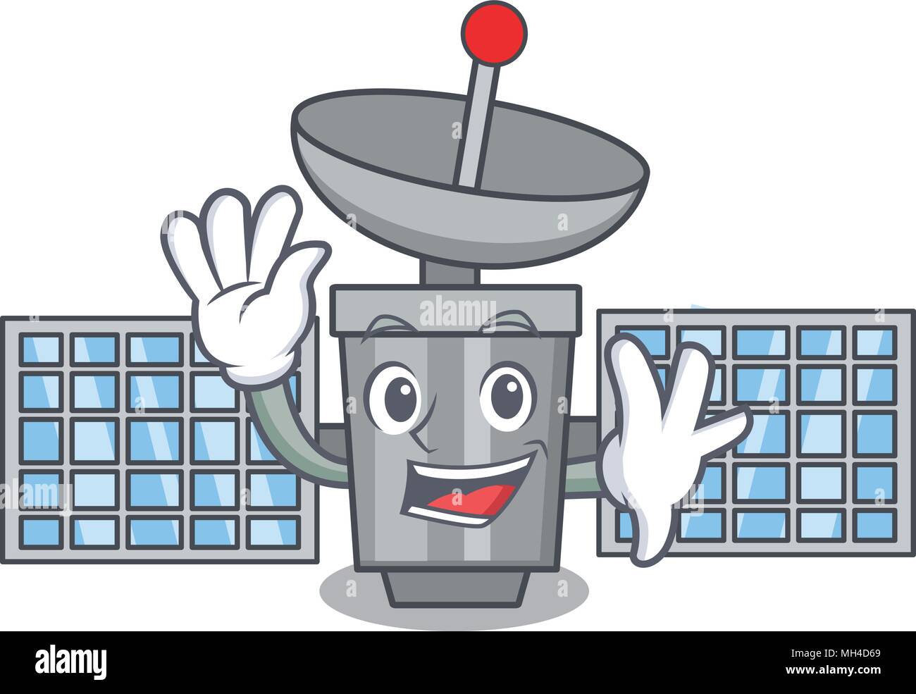 Satellite waving Stock Vector Images - Alamy