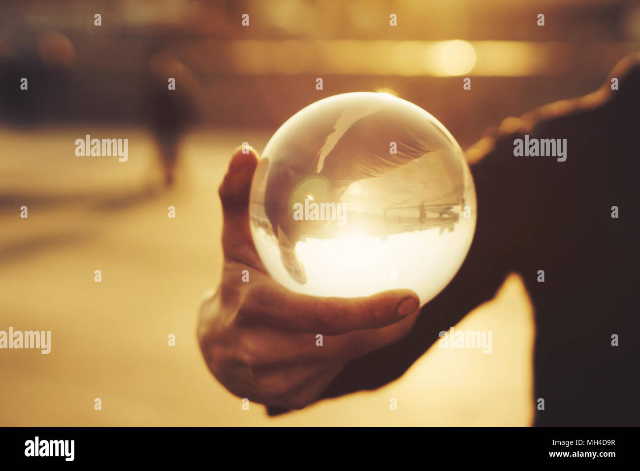 Hand balancing ball hi-res stock photography and images - Alamy
