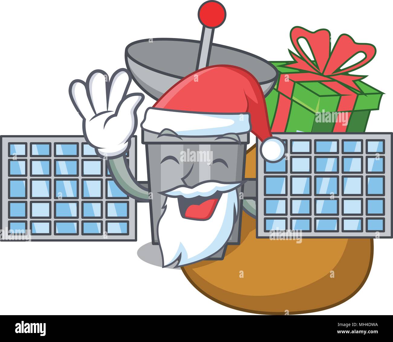 Santa gift station Stock Vector Images - Alamy