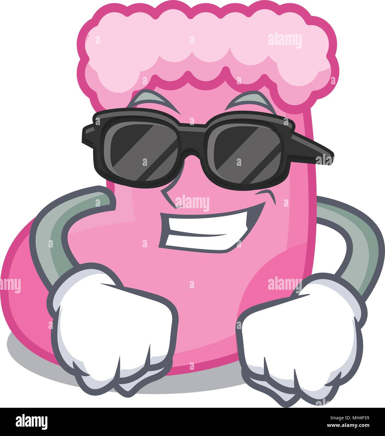 Super cool sock character cartoon style vector illustration Stock ...