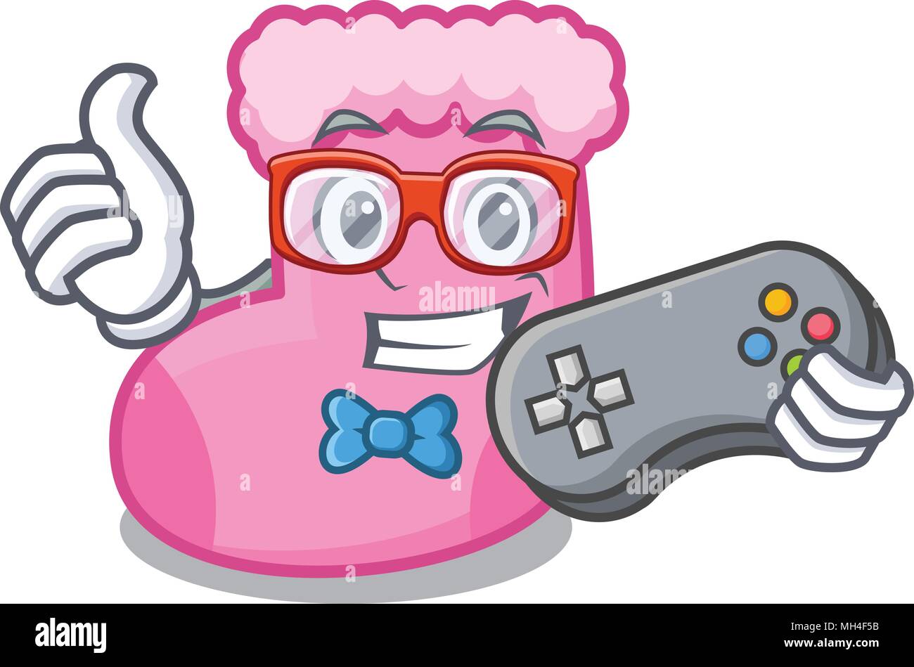 Gamer girl feet Stock Vector Images - Alamy