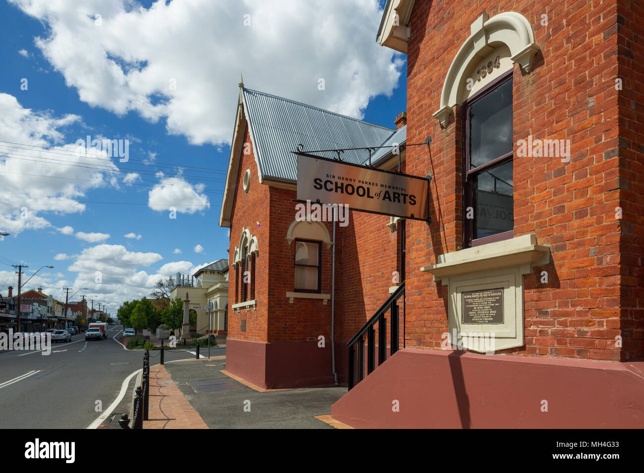 The Tenterfield School of Arts is a building located on the Rouse ...