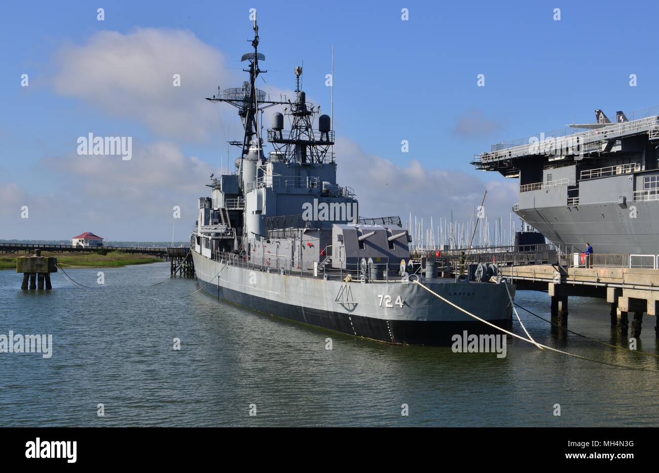 The American Destroyer USS Laffey Stock Photo - Alamy