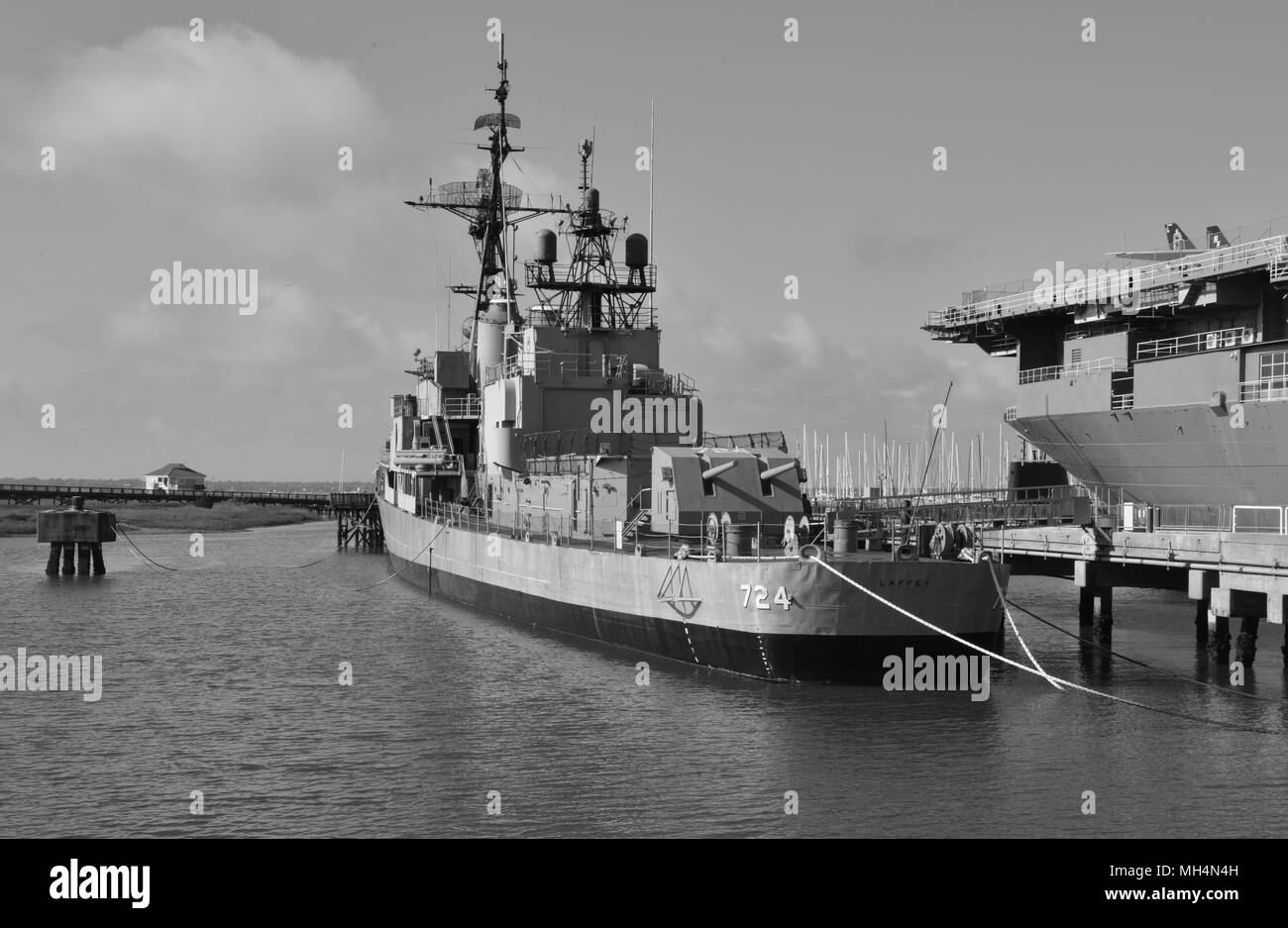 The American Destroyer USS Laffey Stock Photo - Alamy